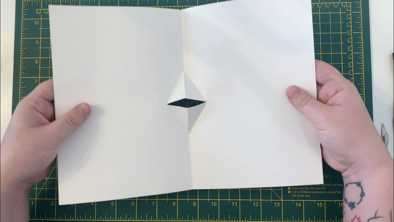 V-fold Pop-up card Testing - YouTube