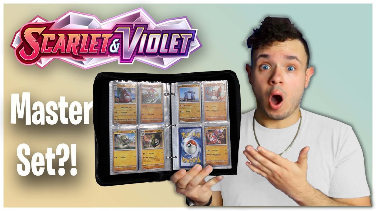 FINISHING The Pokemon Scarlet & Violet MASTER SET?! - YouTube