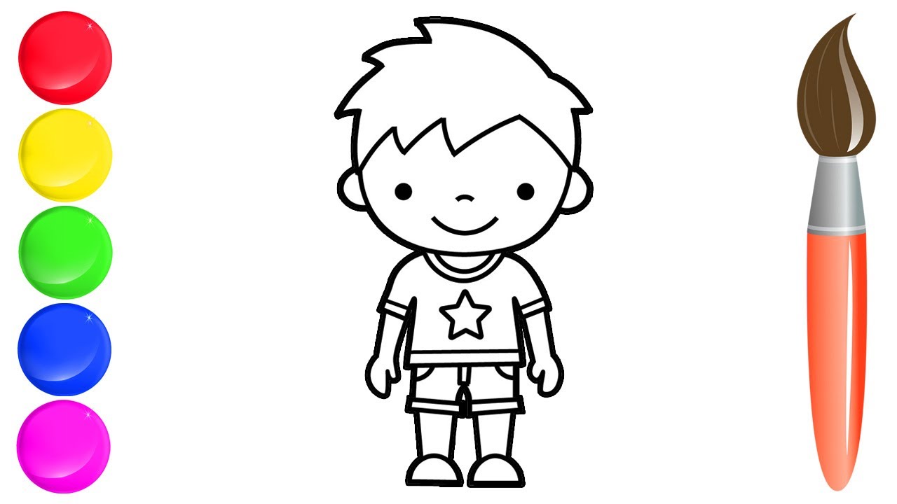 Como desenhar um menino - YouTube