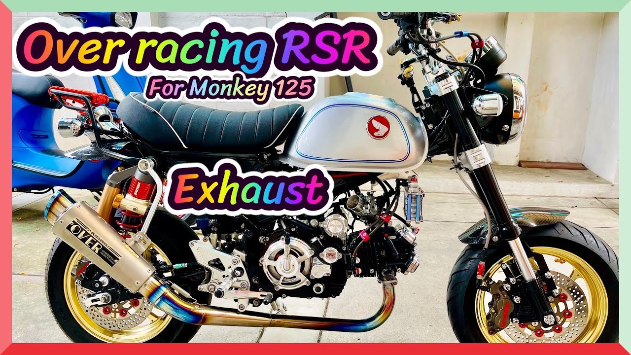 Exhaust OVER Racing GP-Performance RS-R For 【MONKEY125】モンキー125 ( Ep.190 ...