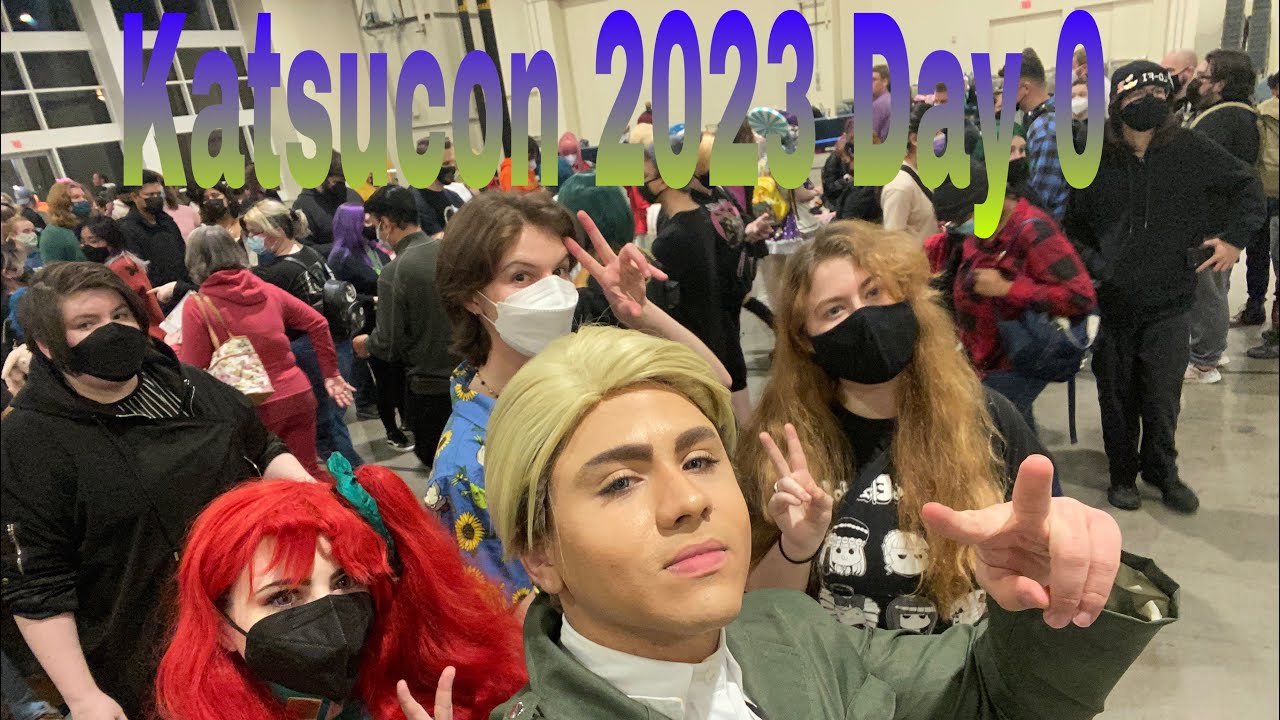 Katsucon 2023 Day 0 | Vlogging, Traveling, badge pick up and more ...