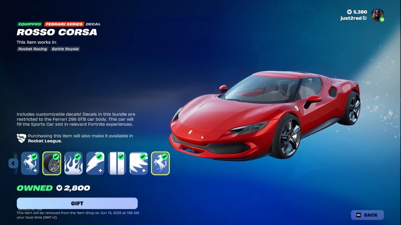 Fastest Car In Fortnite? Watch Me Race The Ferrari! - YouTube