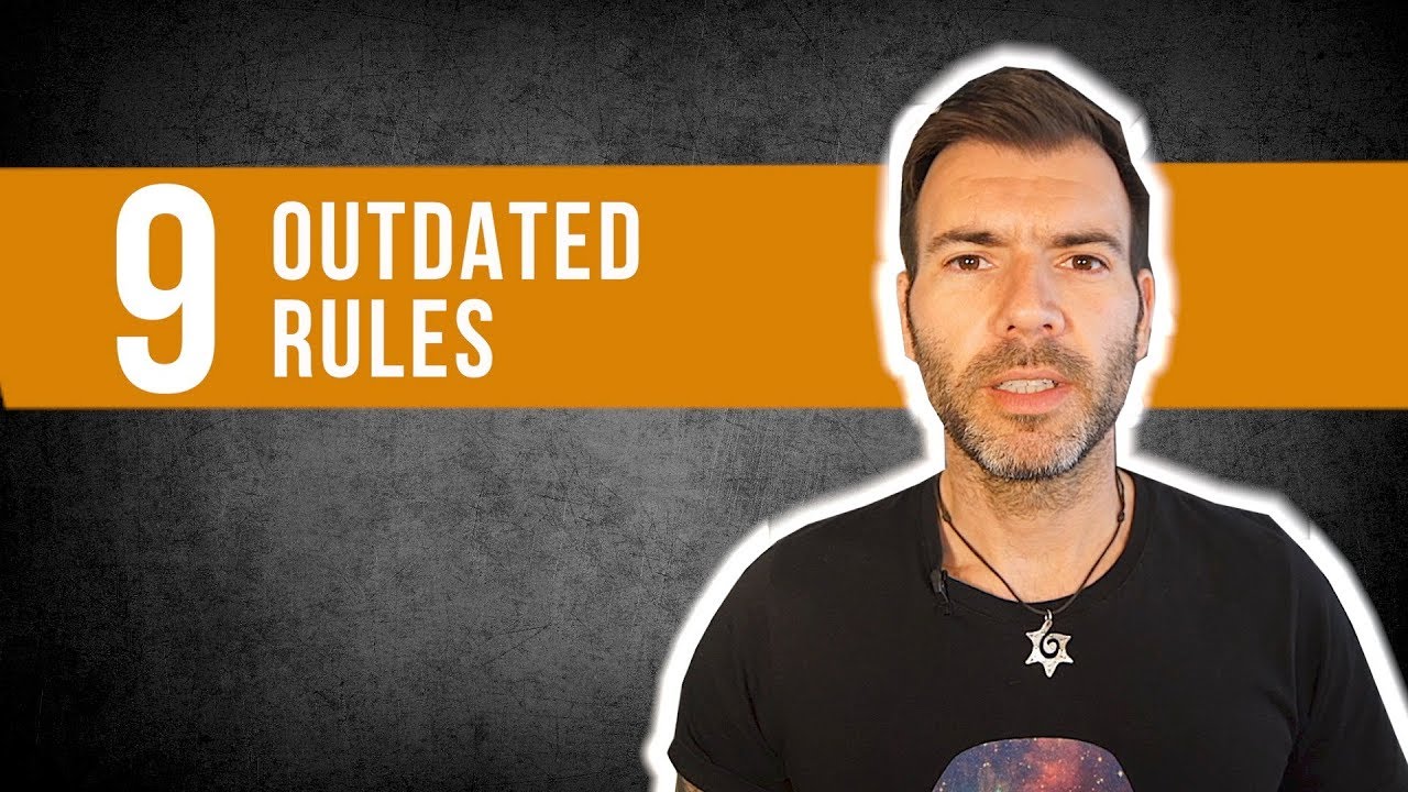TOP 9 OUTDATED RULES YouTube top-9-outdated-rules-youtube