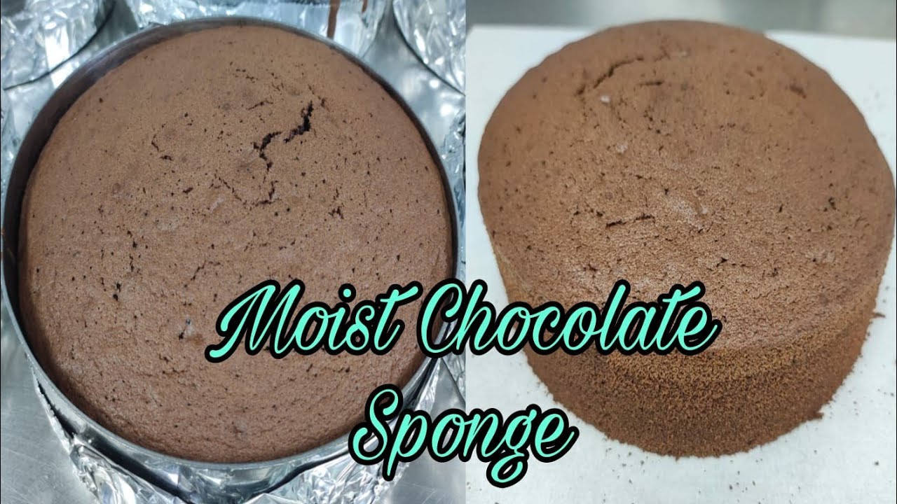 Moist Chocolate Sponge Recipe - YouTube