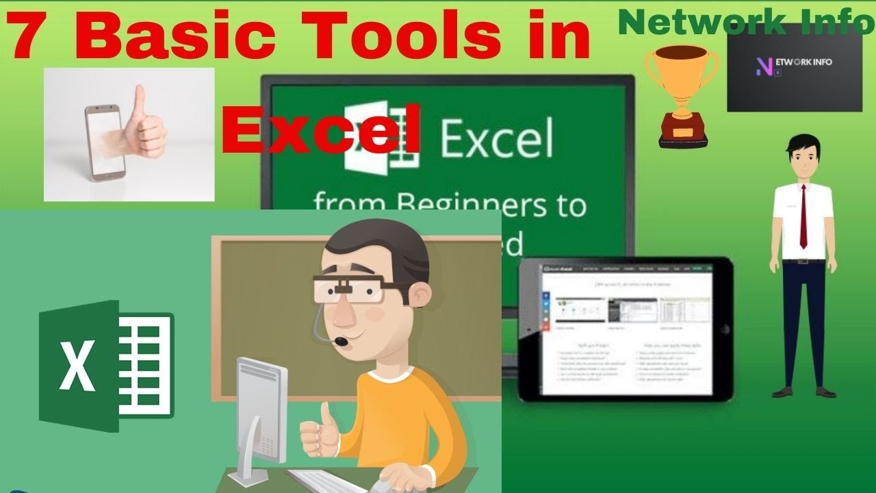 Learn Basic 7 Tools of Microsoft Excel 2019 which will helpful for ...