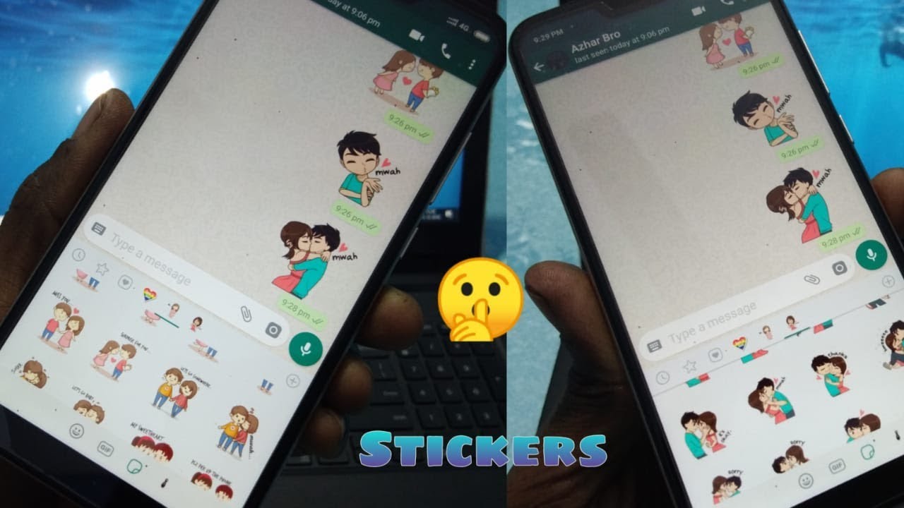 How To Send Love Stickers On Whats app |Awesome Stickers Pack| - YouTube