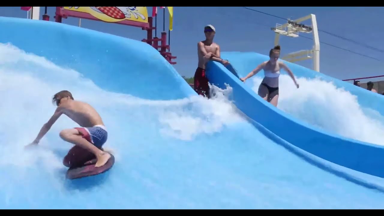 The Wave at Water World Colorado - YouTube