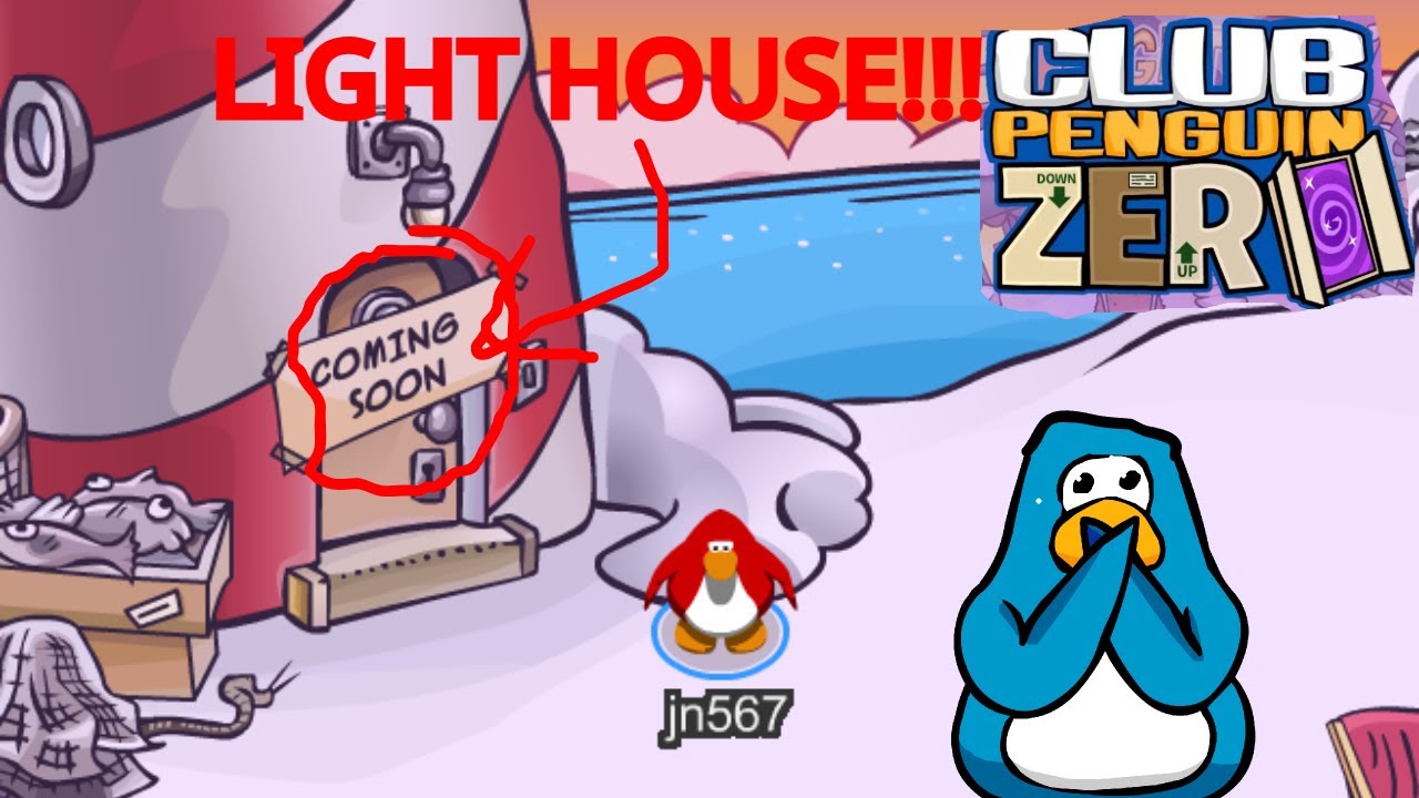 HOW TO ENTER LIGHTHOUSE IN CLUB PENGUIN ZERO!!! - YouTube