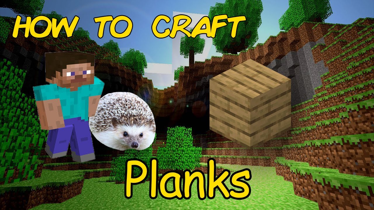 How to craft Planks - YouTube