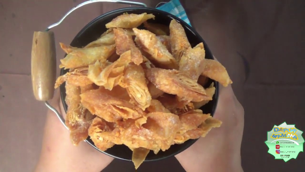 Cemilan Kulit Lumpia Goreng Ala Dapur Mamana - YouTube