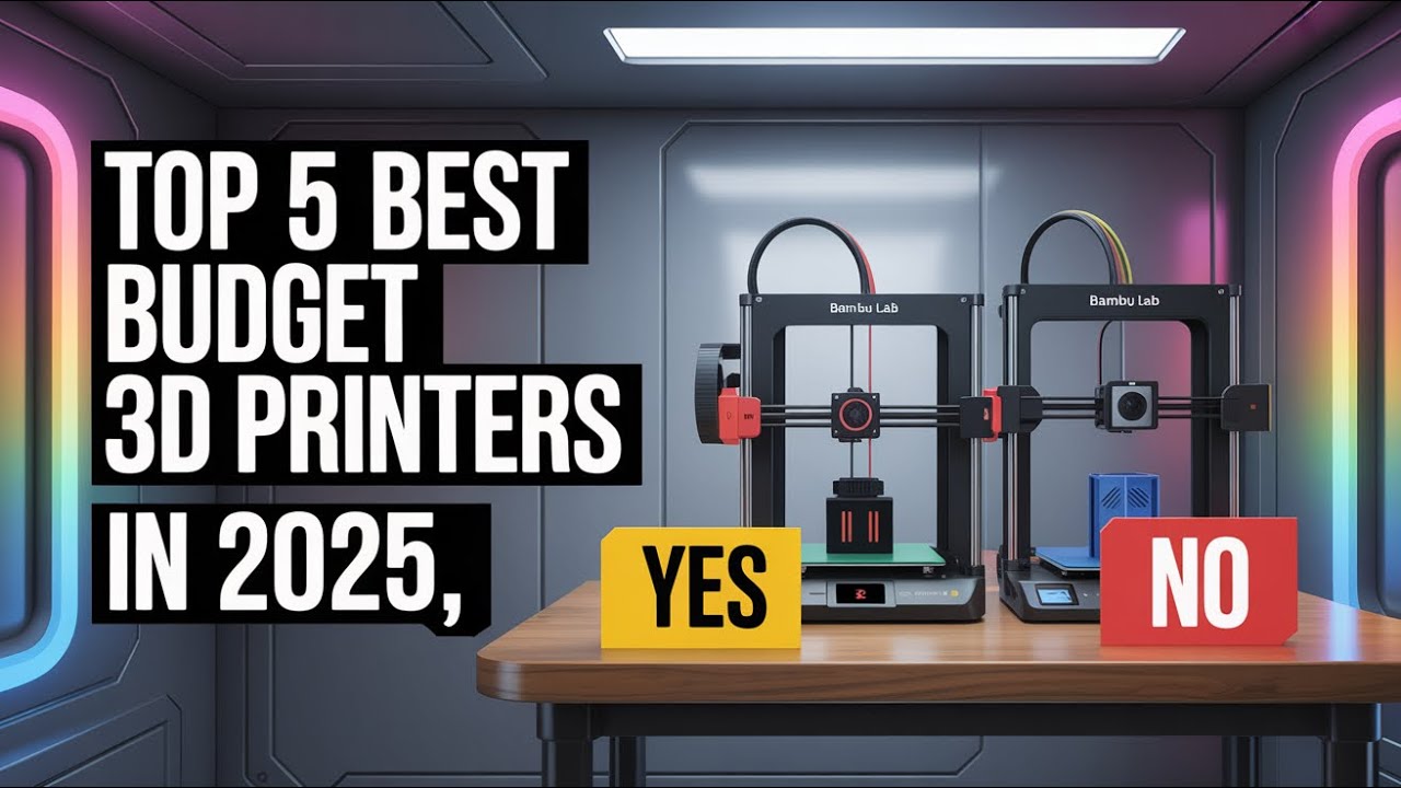 Top 5 Low-Cost budget 3D Printers with High-End Features (2025) - YouTube