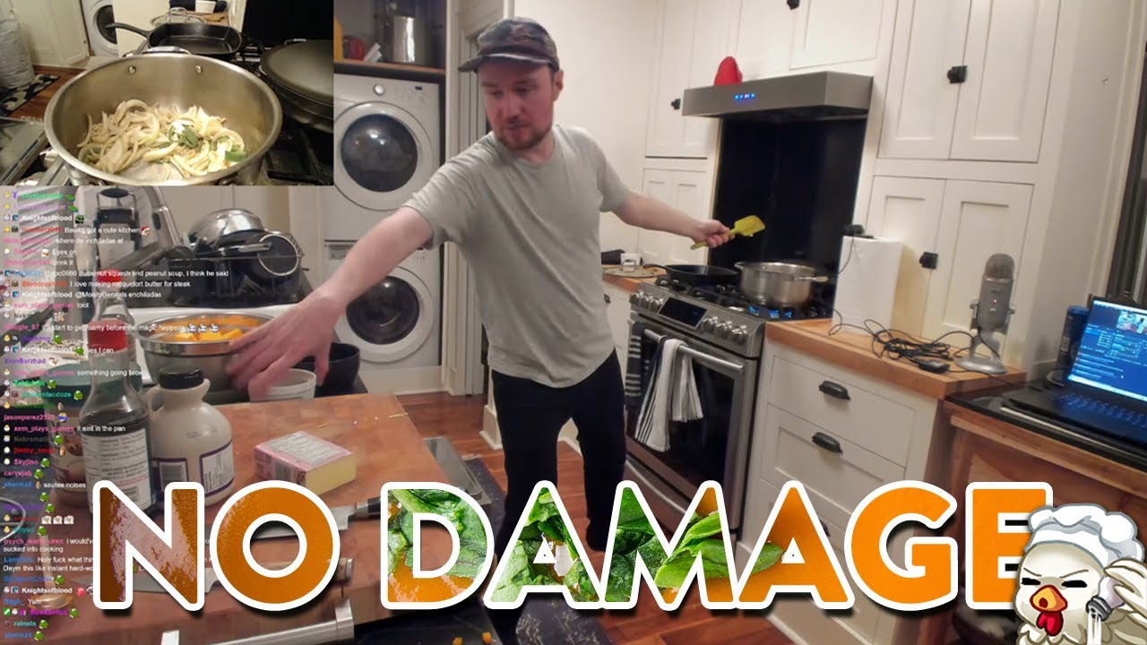 Bawkbasoup Cooks: Peanut Butternut Squash Soup || No Damage - YouTube