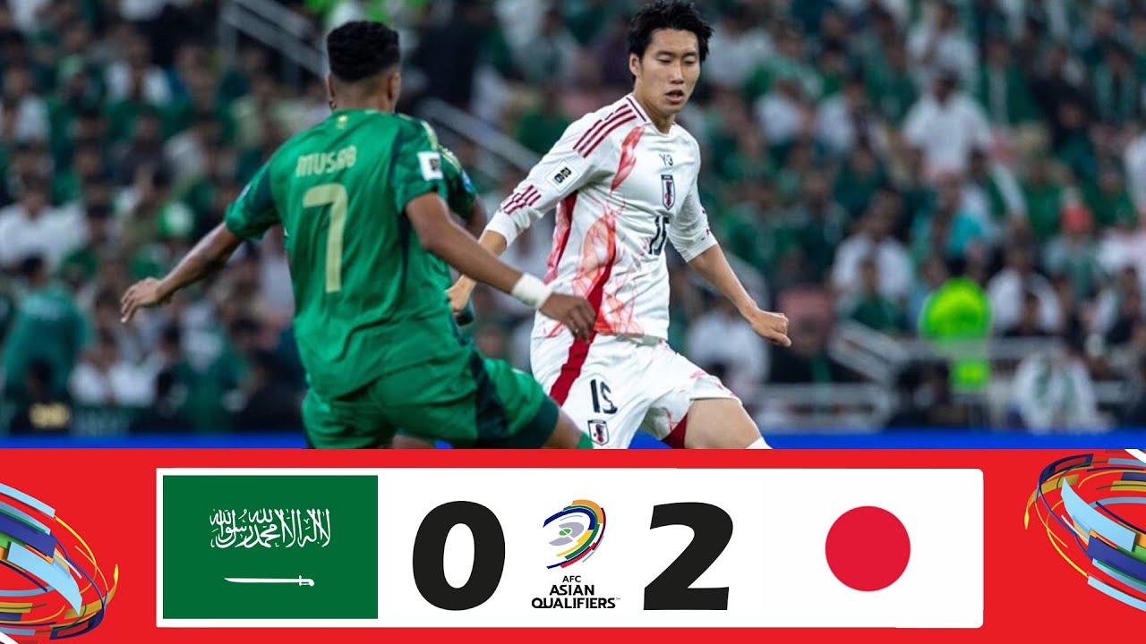 사우디아라비아 Vs 일본 0 2 하이라이트 Afc 아시아 예선 2026 Youtube