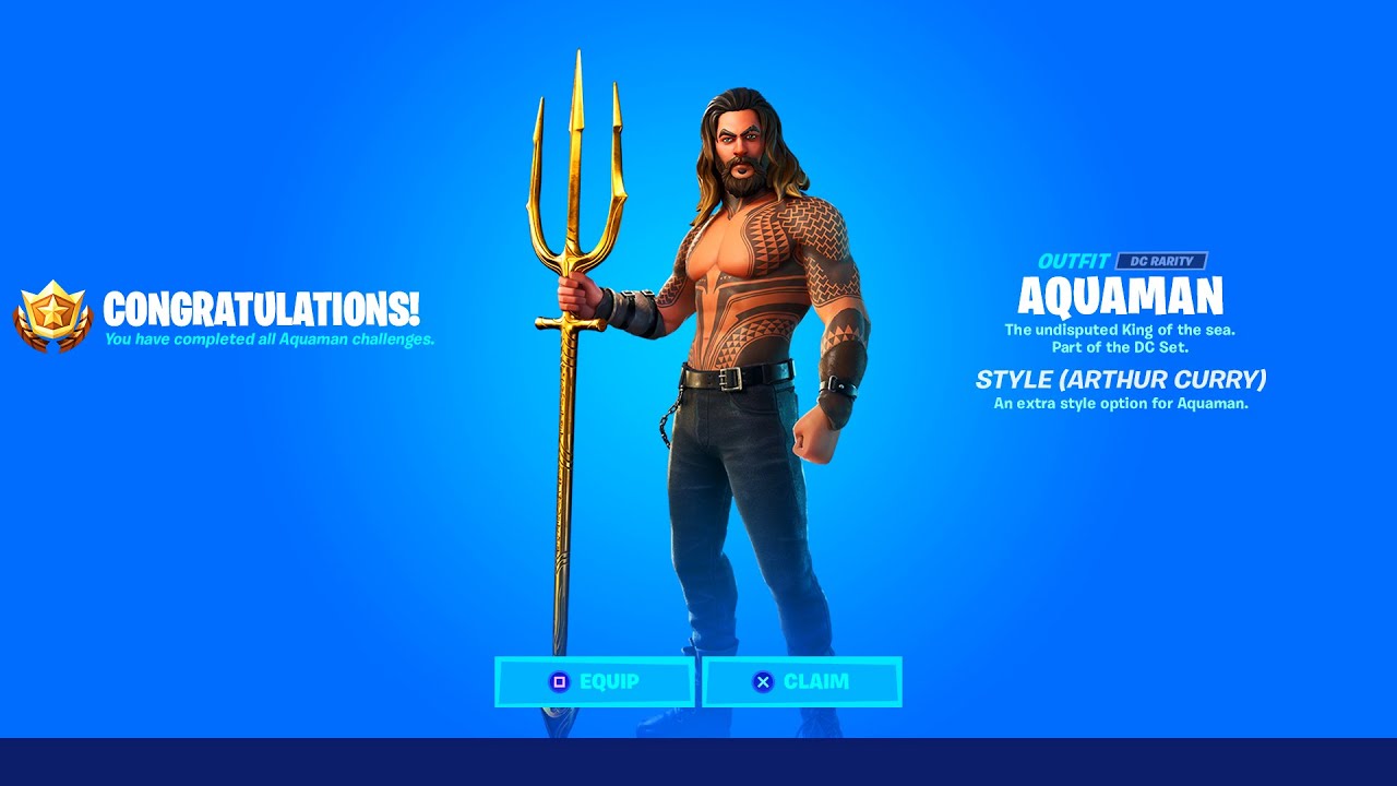 HOW TO GET AQUAMAN SKIN in Fortnite! (NEW) - YouTube