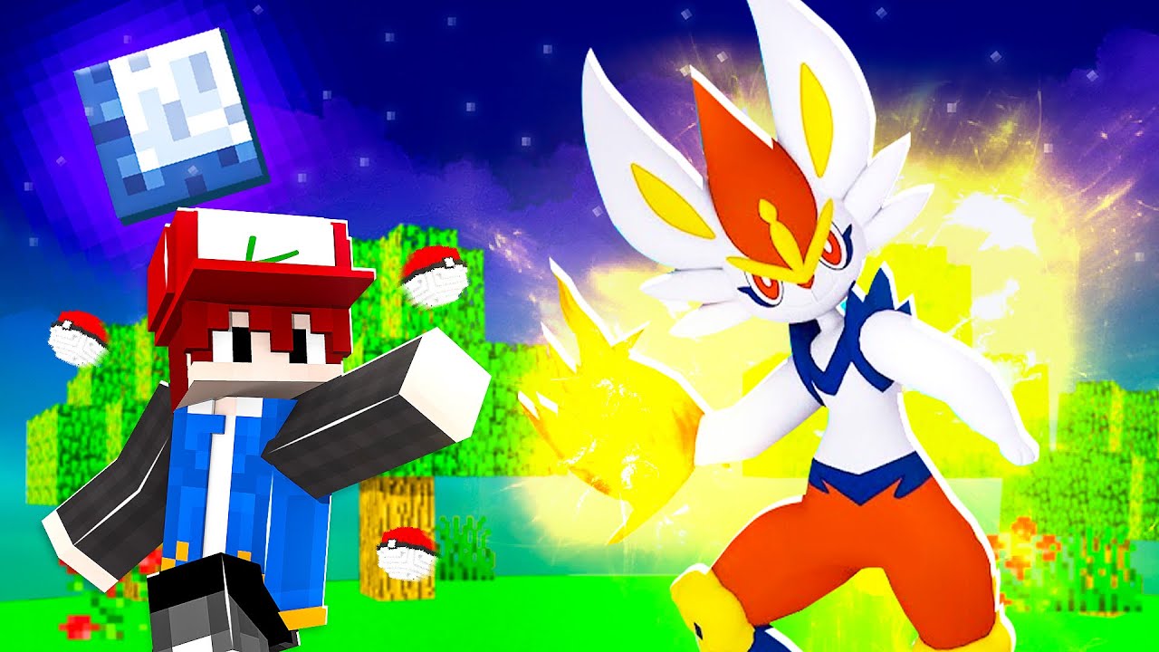 Evoluímos Para Cinderace - Minecraft Pixelmon EP 13 - YouTube
