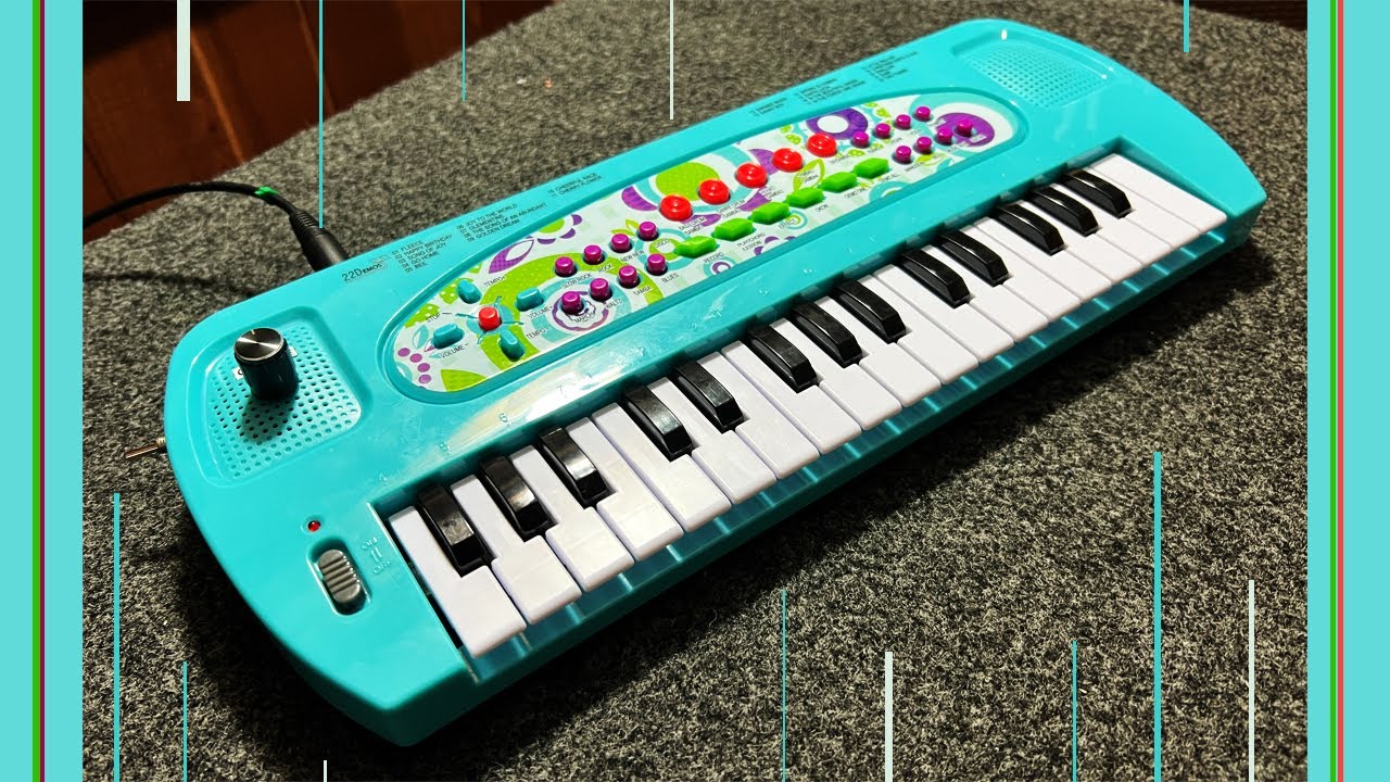 Circuit Bent Toy Keyboard - YouTube