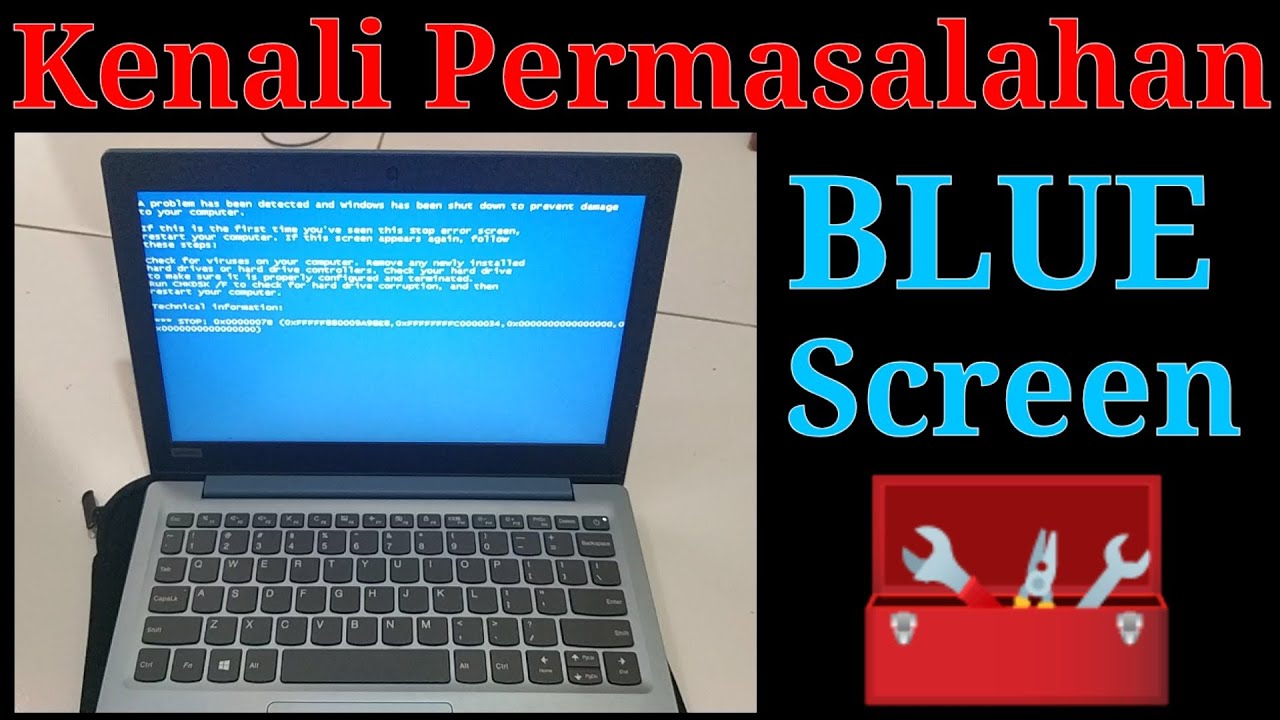 Beberapa penyebab laptop blue screen - YouTube