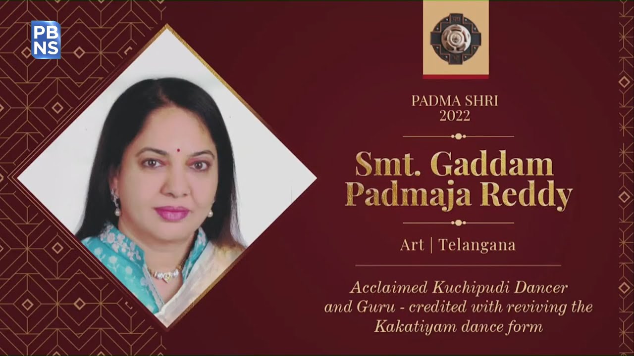 Padma Shri 2022: Smt. Gaddam Padmaja Reddy - YouTube