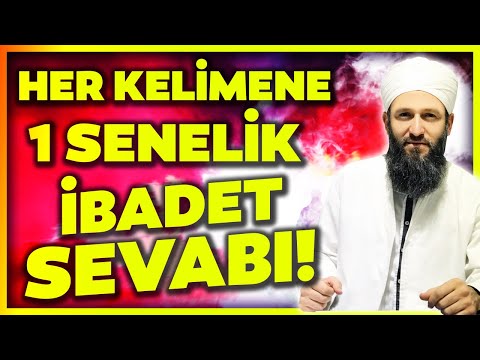 BUNU YAP HER KELİMENE 1 SENELİK İBADET SEVABI KAZAN! / Hüseyin ÇEVİK