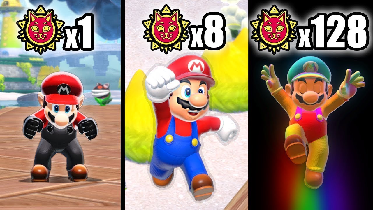 Mario saute plus haut à chaque CAT SHINE 🍄 Bowser's Fury mod | Manx ...