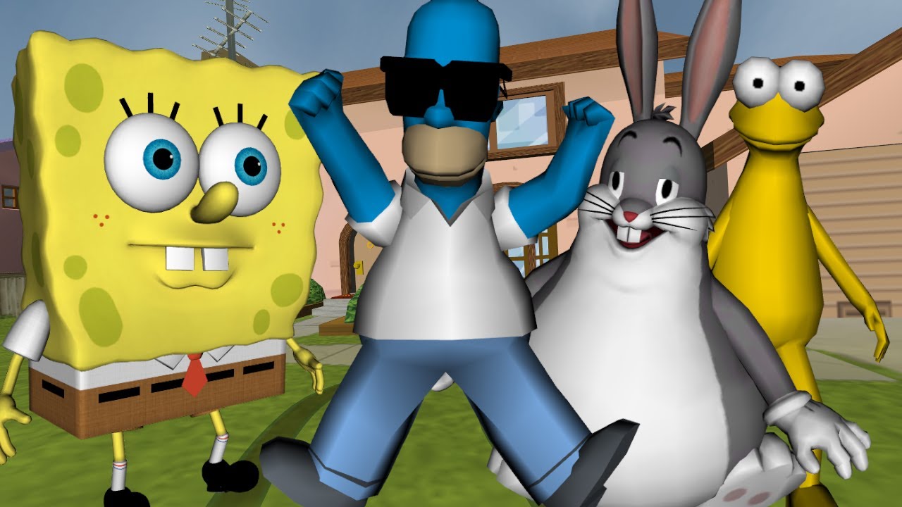 The Simpsons Hit & Run - Multi-Meme v1.5 Release Gameplay - YouTube