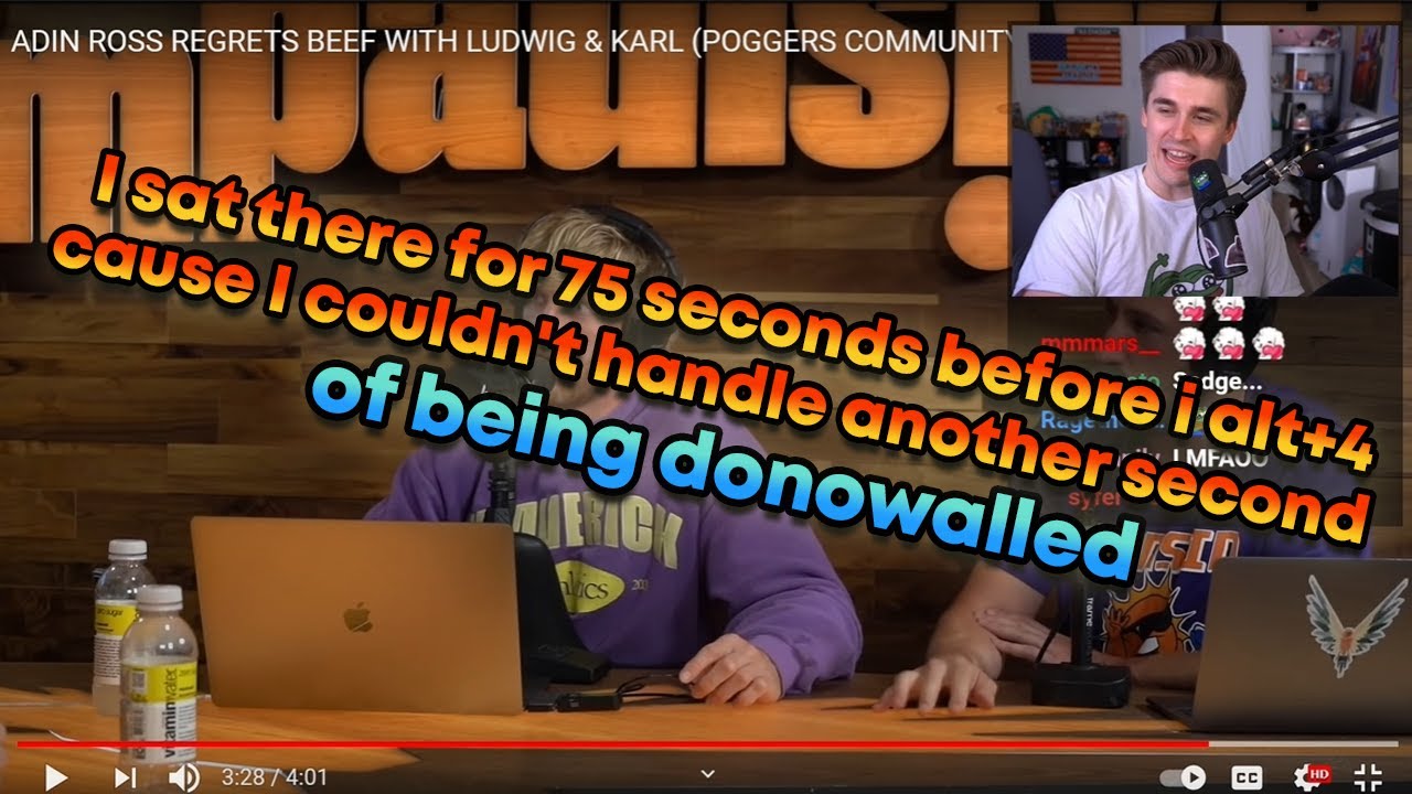 Ludwig talks about getting donowalled 3 TIMES by Sykkuno | OTV Rust ...