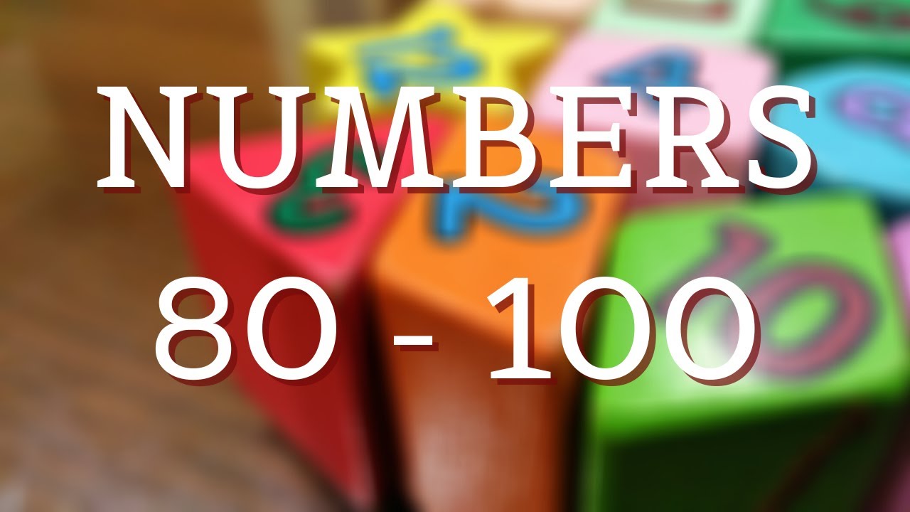 English for Beginners - Lesson 25 - Numbers 80 - 100 - YouTube
