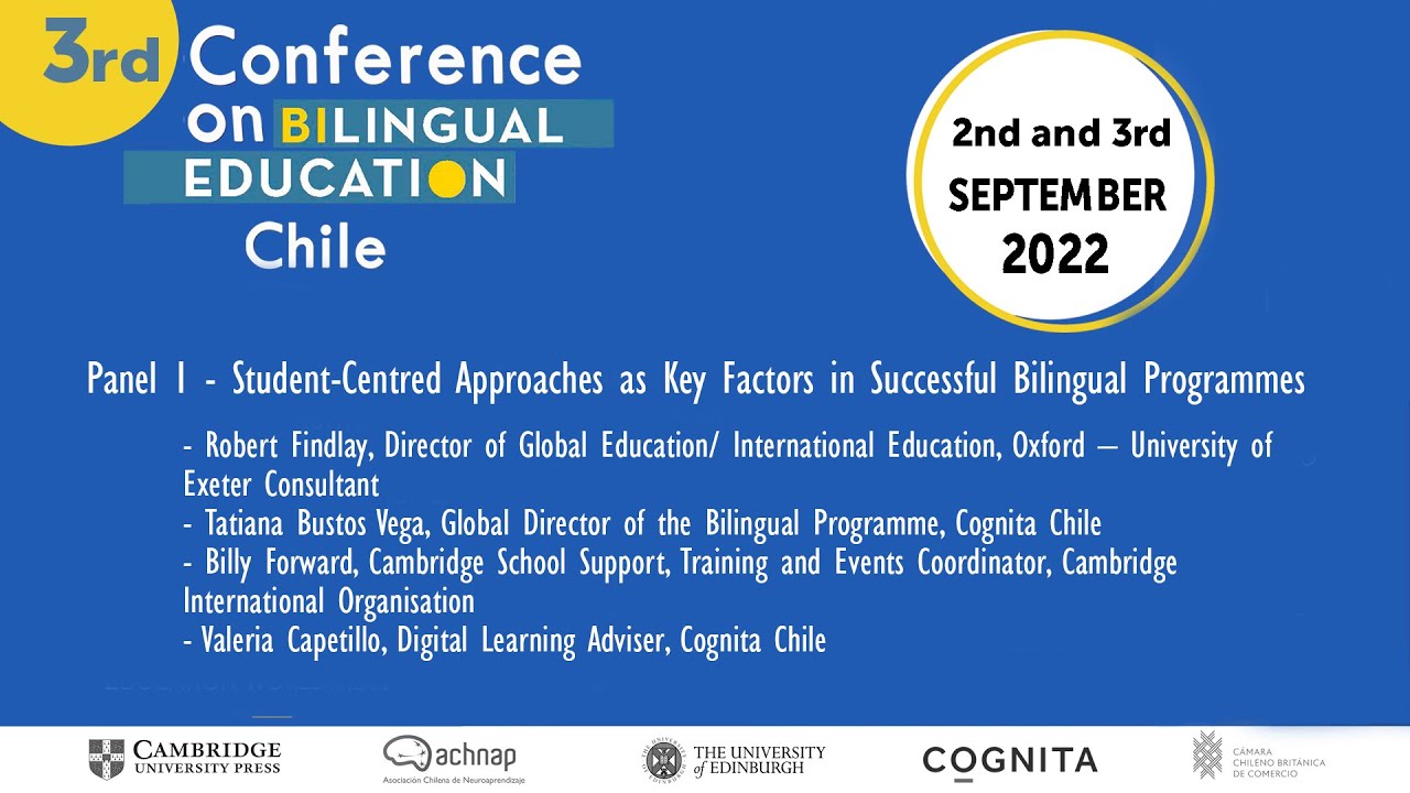 The 3° Conference on Bilingual Education 2022 - Panel 1 - YouTube