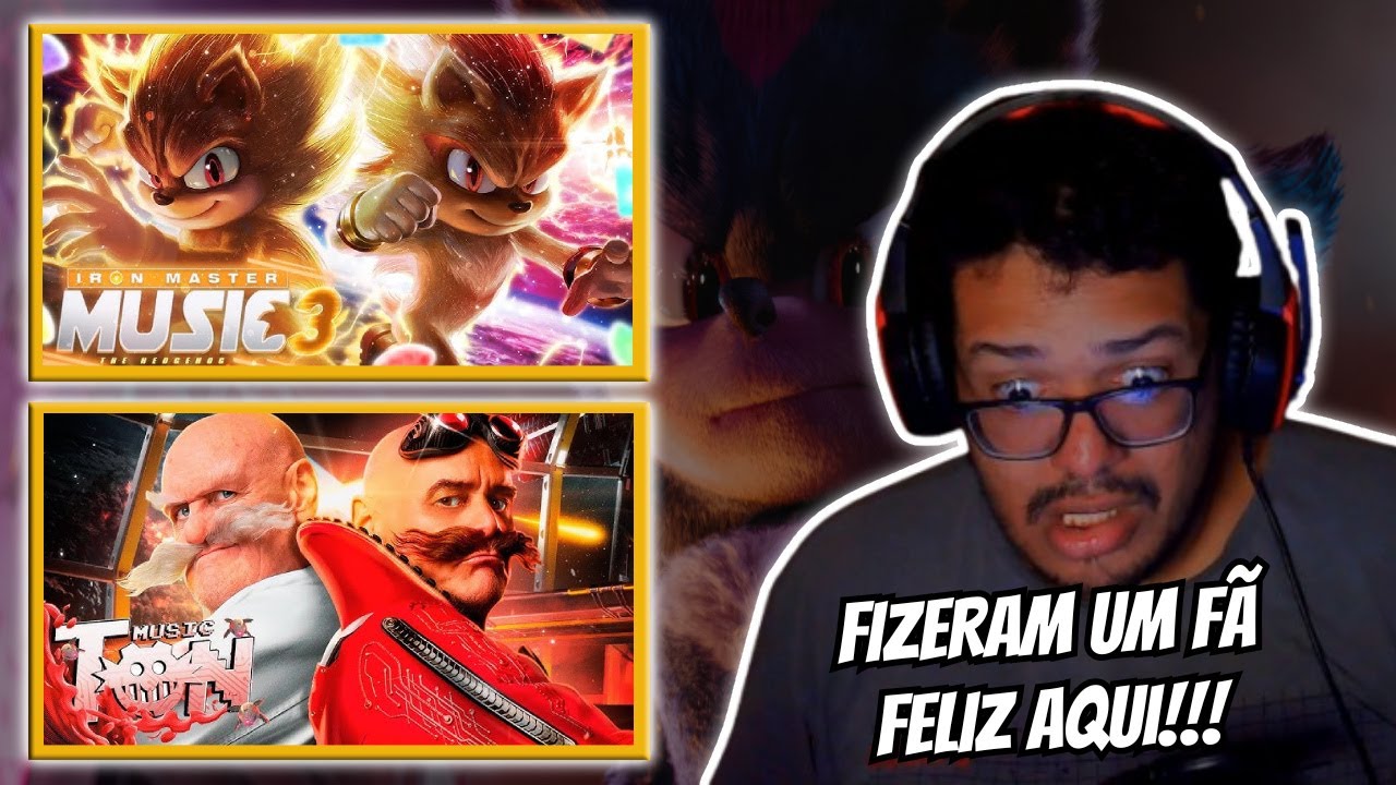FÃ REACT 2 EM 1 - "Sombras do Passado | Sonic 3| Iron Master" e "Dobro de Vilão | Papyrus Da ...