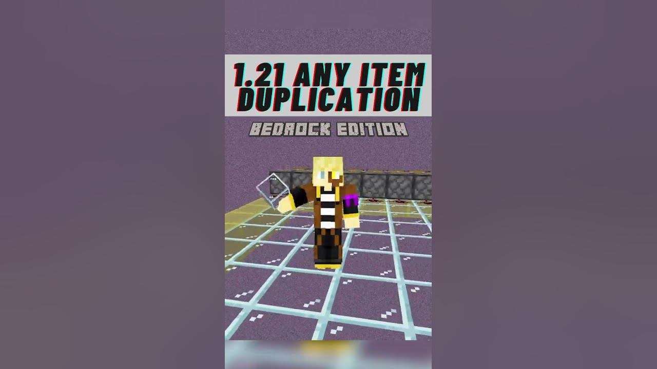 Minecraft Any Item Duplication Glitch Tutorial [Bedrock 1.21+] #shorts - YouTube