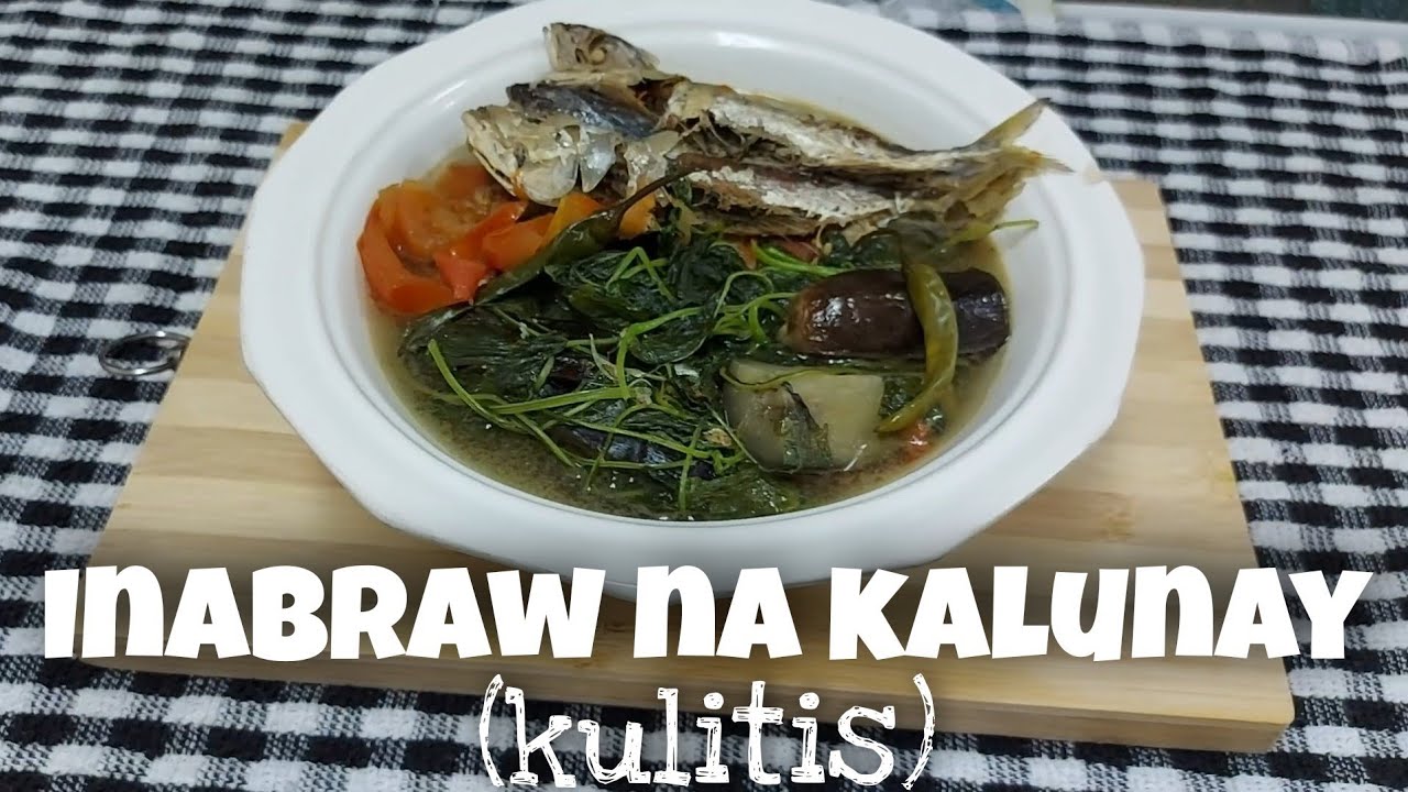 Inabraw(Diningding) na kulitis || how to cook inabraw na kulitis ...