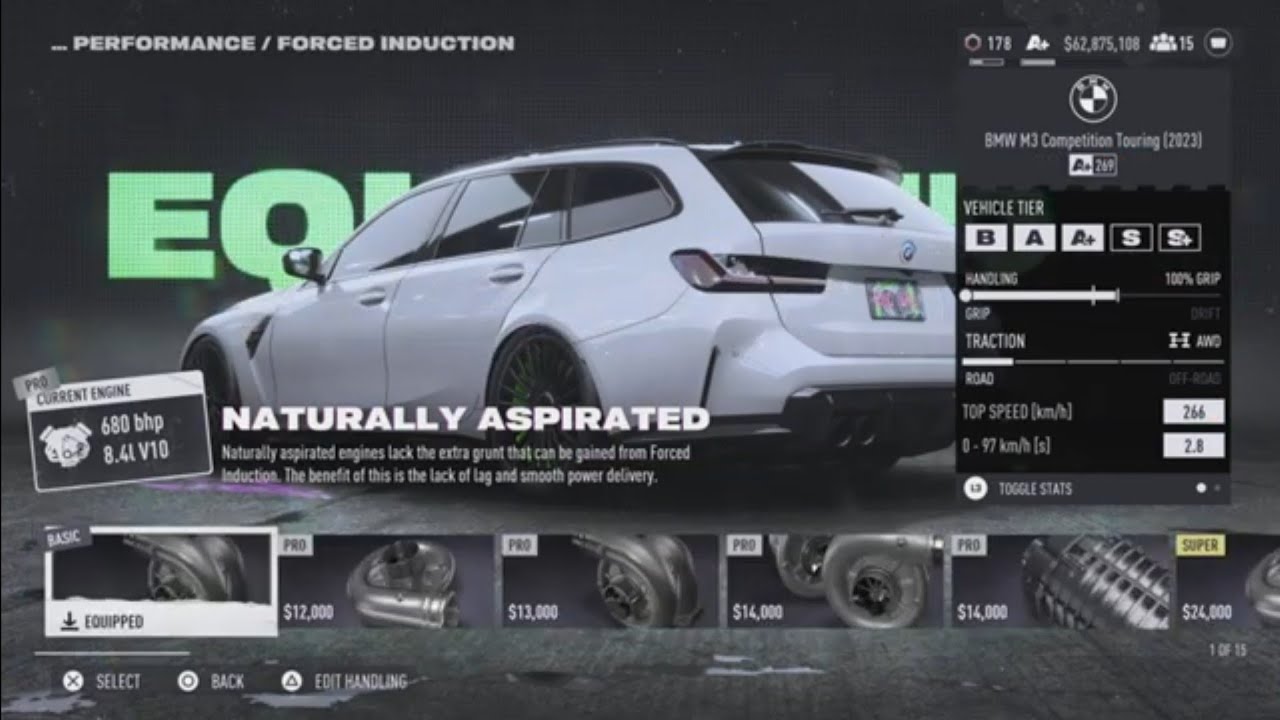 Need For Speed Unbound | A+ Class Build | Bmw M3 Competition Touring ...