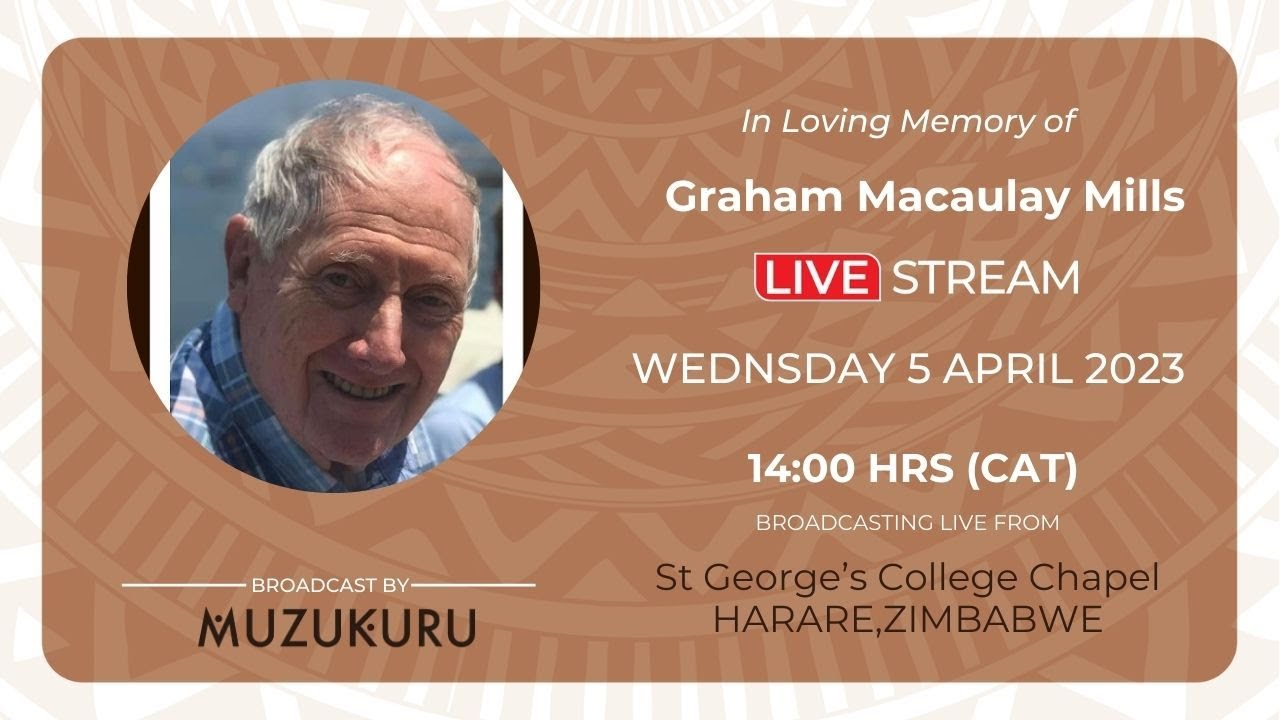 Graham Macaulay Mills - Funeral Service - YouTube