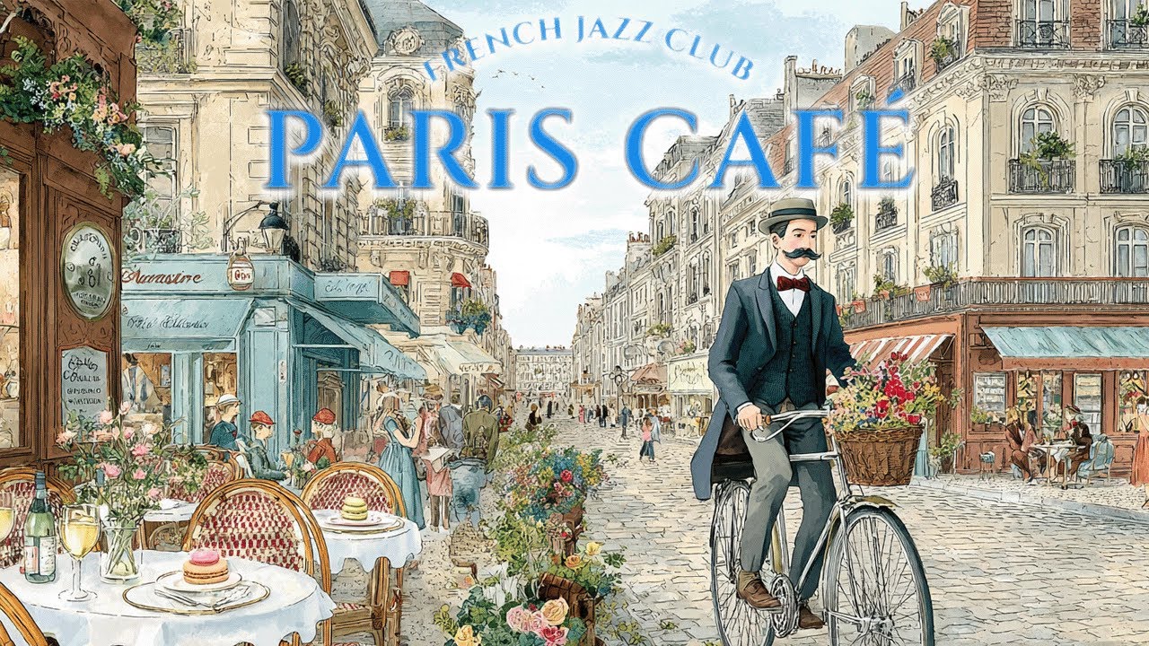 𝐏𝐀𝐑𝐈𝐒 𝐂𝐀𝐅𝐄́ 🗼 French Instrumental Music for Coffee - YouTube