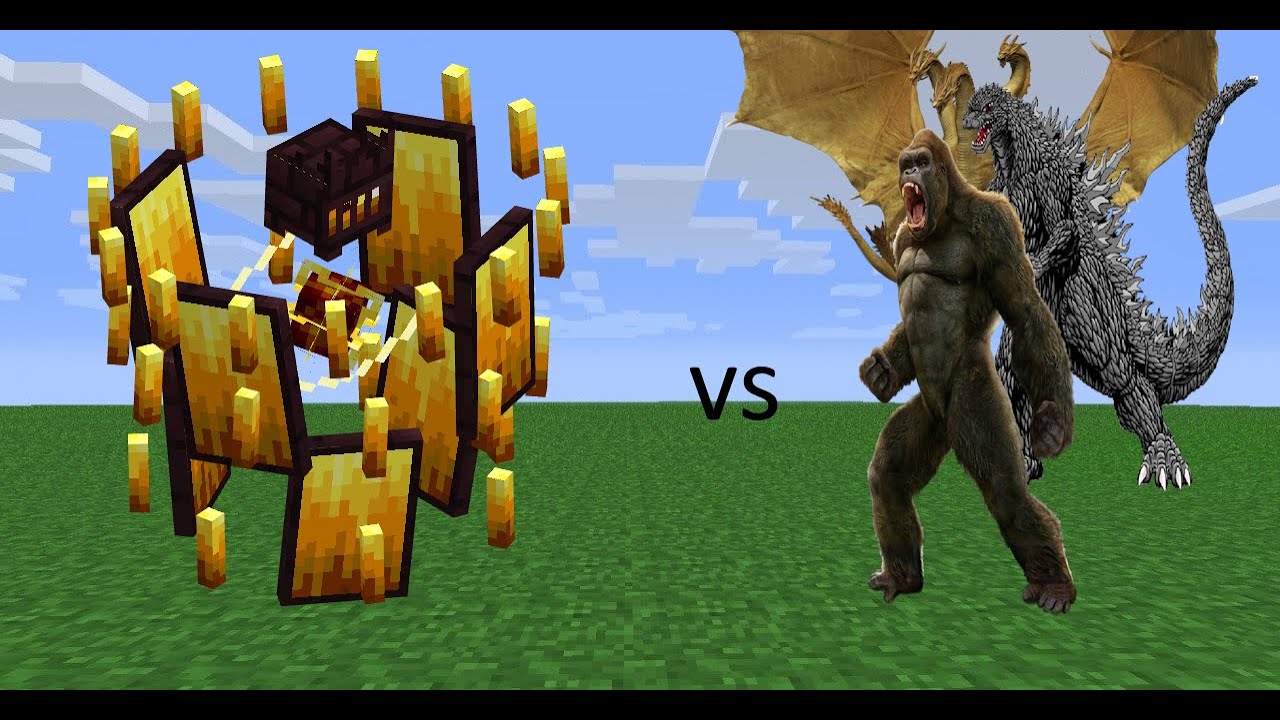 Mutant Blaze vs World Of Kaiju 1.19.2 In Minecraft - YouTube