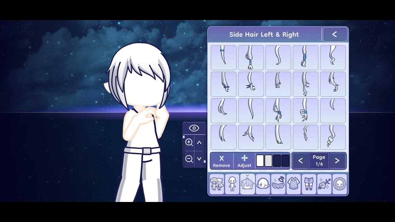 making oc for gacha reaction (avoid the sound on background) - YouTube