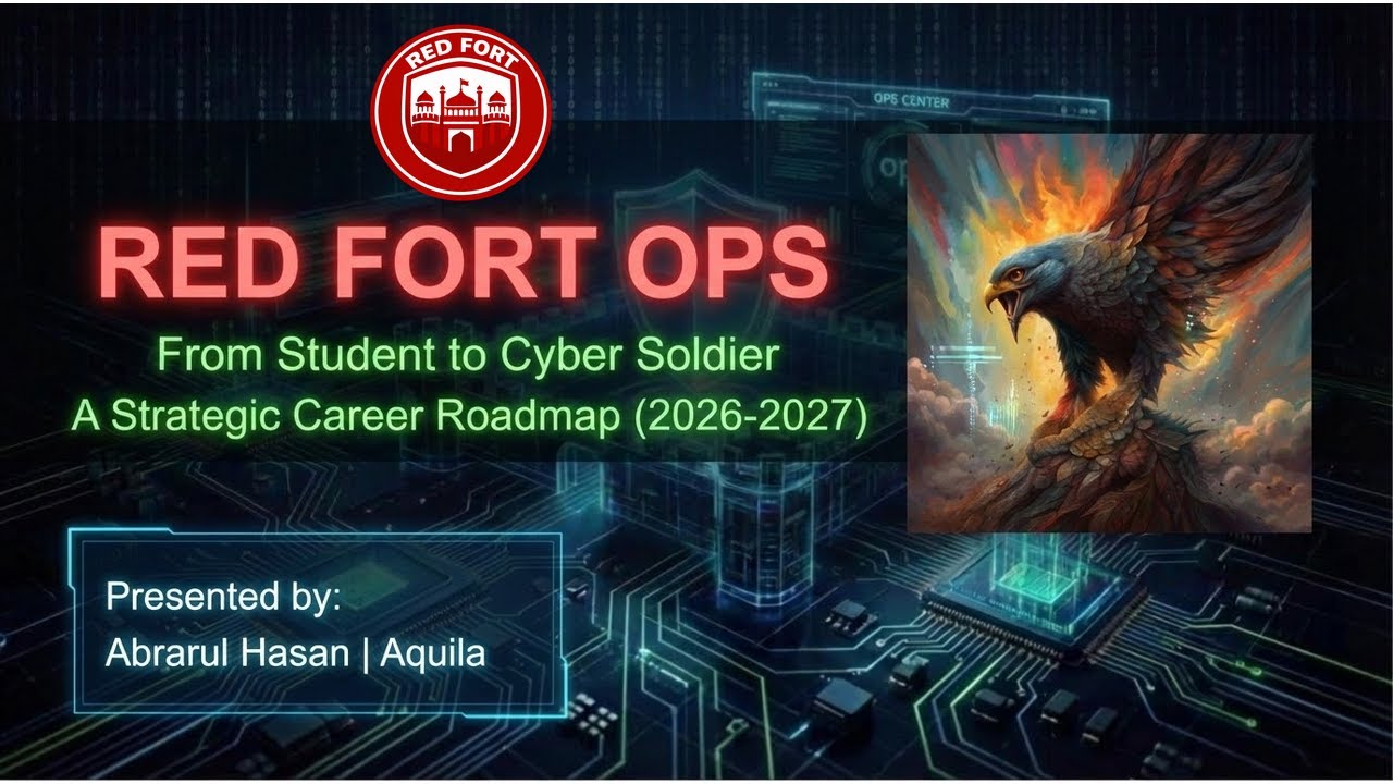 Operation Red Fort: The Cybersecurity Roadmap (2026-2027) - YouTube