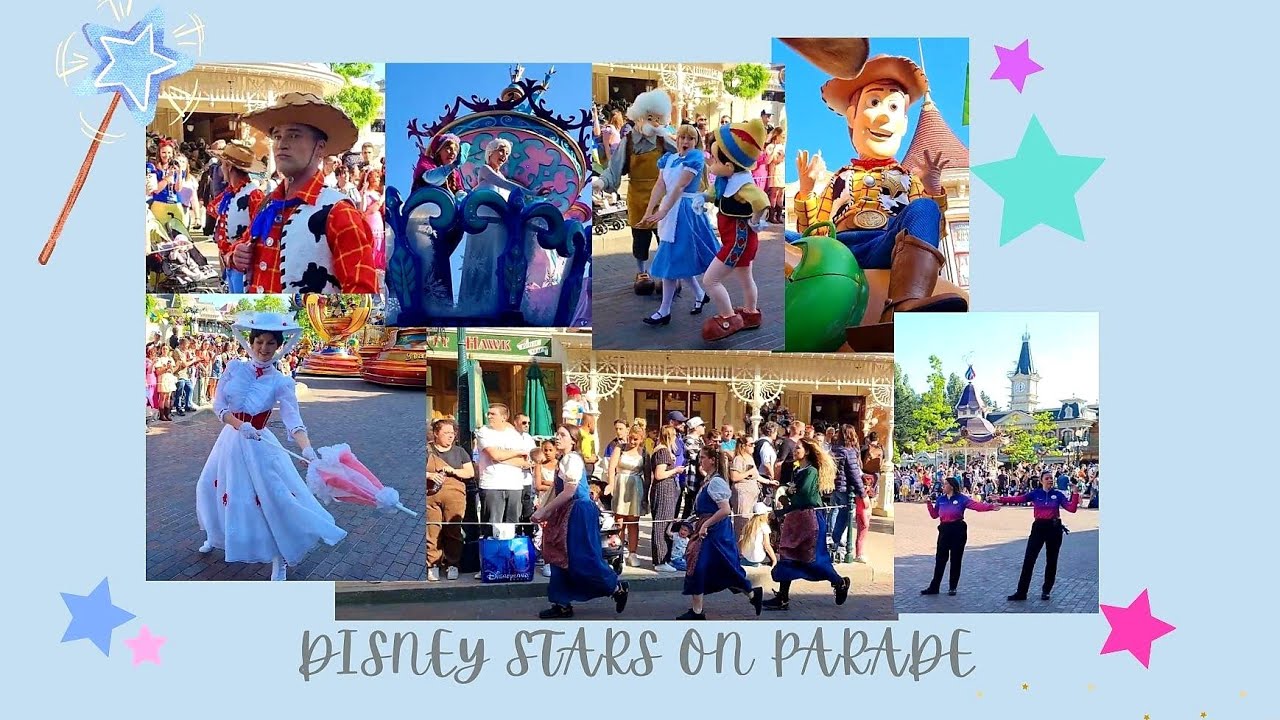 Disneyland Paris, Disney Stars on Parade, A rare appearance of the ...