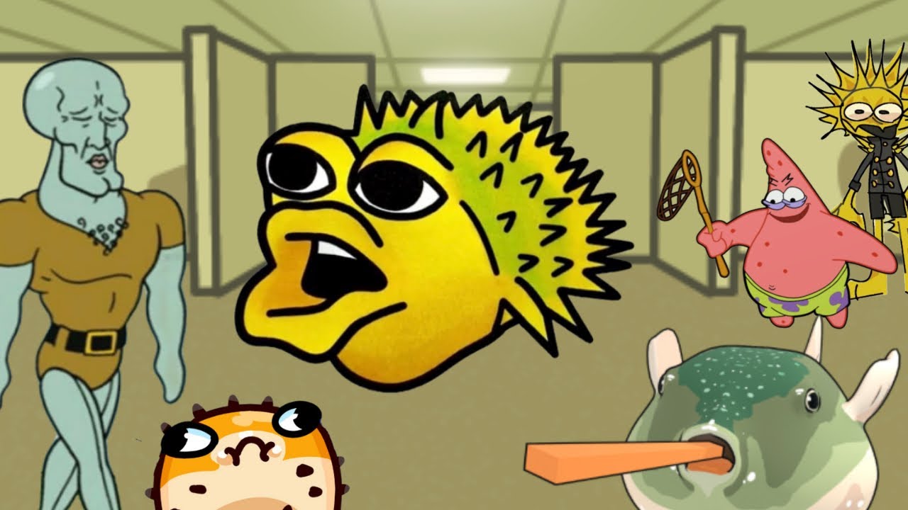 Yellow Singing Pufferfish "don't p*e on the floor" - Meme Compilation ...