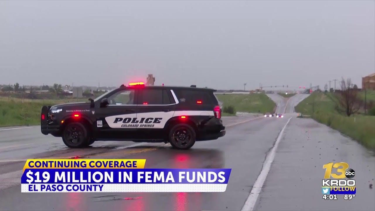 FEMA set to give El Paso County and Colorado Springs more than $19 ...