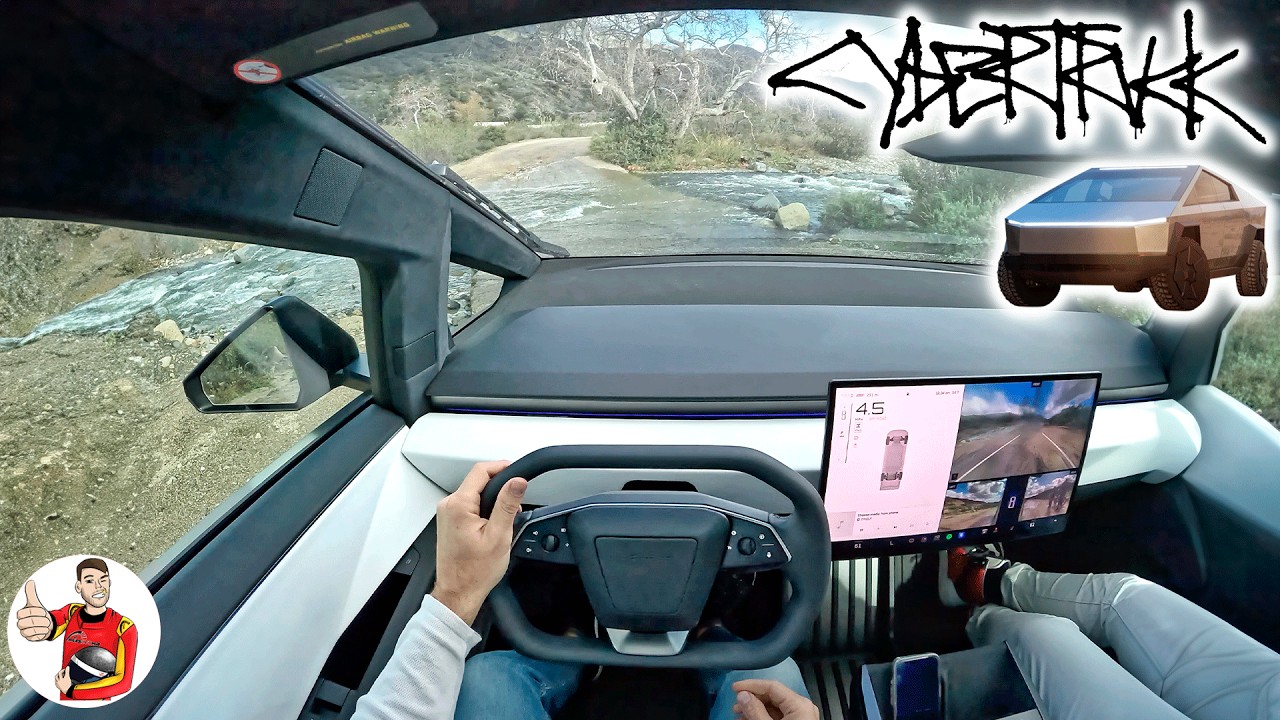 Tesla Cybertruck (POV First Drive) - YouTube