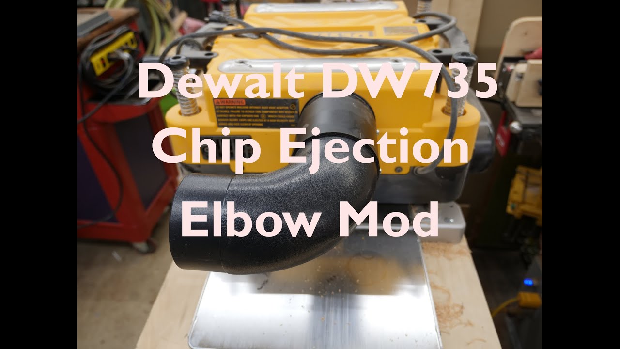 Dewalt DW735 Chip Ejector Mod - YouTube