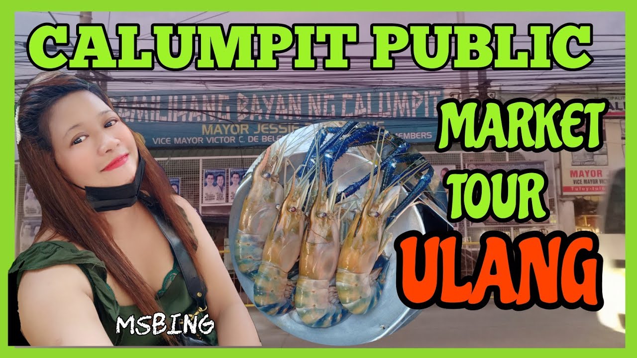 CALUMPIT PUBLIC MARKET TOUR,KUNG SAAN MAKAKABILI NG "ULANG" NA HIPON ...
