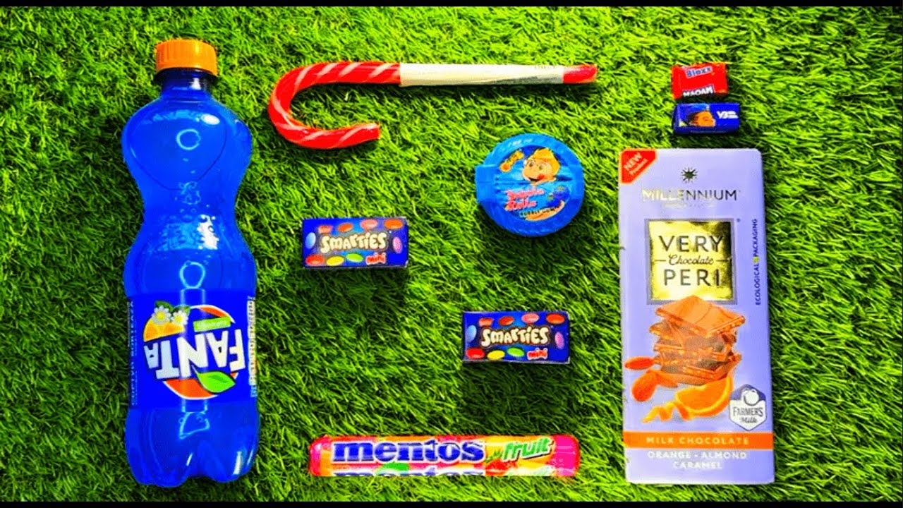🍬How to open Candy🍭Unpacking Fanta Mentos Smarties Chocolate Lollipop🍫 ...