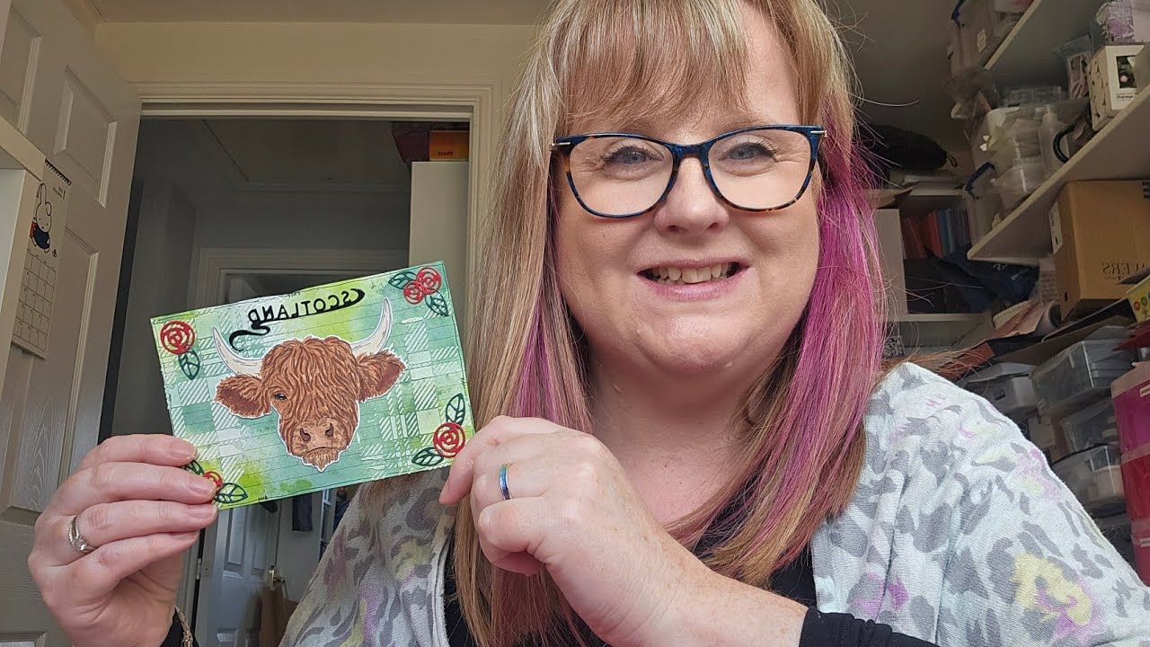 A Highland Coo Index Card for week 4 of #decktheyear2025 hosted by ...