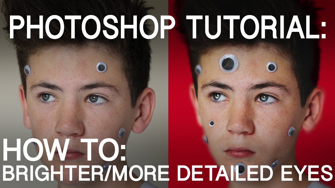How to Give Eyes Detail in Photoshop - YouTube