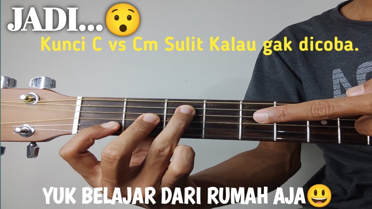 Kunci Dasar Gitar C & Cm || Kunci Gitar Minor Pemula - YouTube
