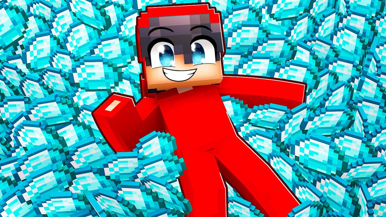 Cash Has 1,000,000 DIAMONDS in Minecraft! - YouTube