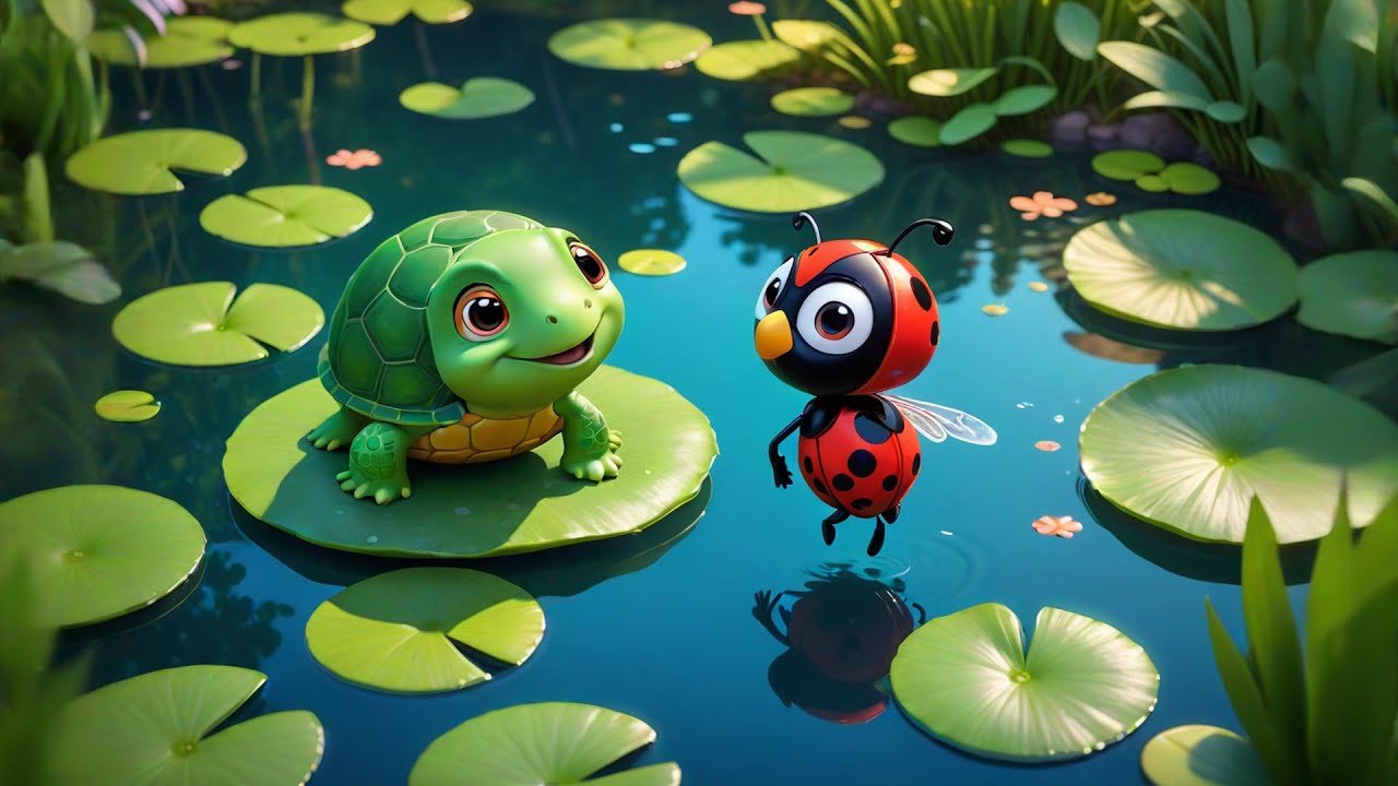 Tiny Turtle Swim — Splashy Pond Song! | Fun Kids Song | Playful Nursery ...