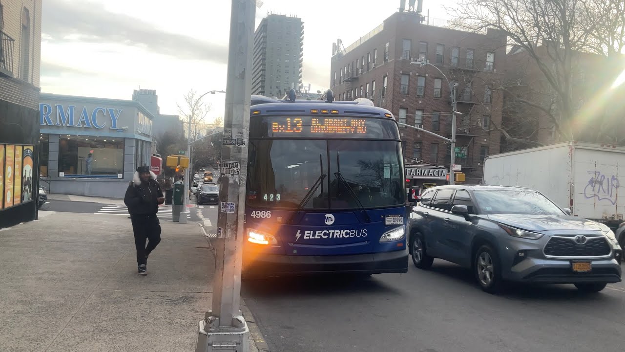 MTA NYCT Bus: 2024 NFI XE40 NG #4986 on Bx13 to EL GRANT HWY UNIVERSITY ...